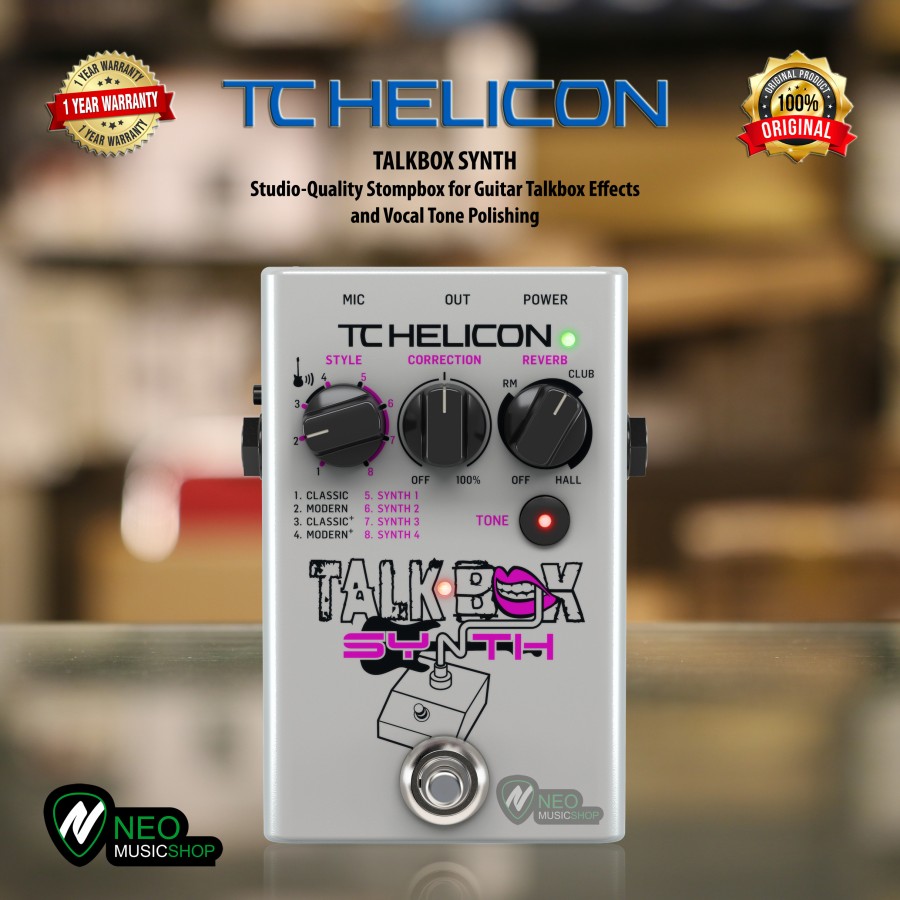 TC Helicon TALKBOX SYNTH Guitar Talkbox Effects n Vocal Tone Polishing ...